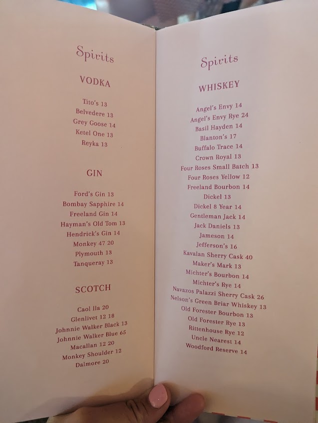 White Limozeen Menu | Nashville Rooftop Dining | Global Bites & Cocktails